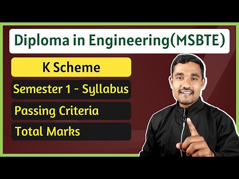 Diploma First Semester Syllabus | K Scheme | MSBTE Syllabus