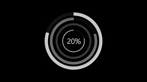 Colorful Animation Loading Circle Progress Bar Loading Animation Black Background