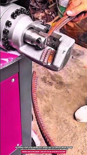 Hydraulic Rebar Cutting Machine – Heavy-Duty Steel Bar Cutter with 20 Ton Power