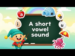 Short vowel "A" and common word families!| Kindergarten learning videos|phonics sounds vowel