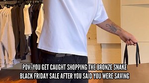 BLACK FRIDAY SALE IS LIVE | SHOP NOW FOR 30-70% OFF | LIMITED TIME ONLY. Limited & Exclusive. Shop online and in-store. www.bronzesnake.com | Bronze Snake Shop