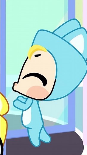 STOP ❌😭👶 Don't play with the revolving door! #cartoon #kids