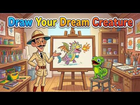 Draw Your Dream Creature | Online Course for Kids | Creative Studio