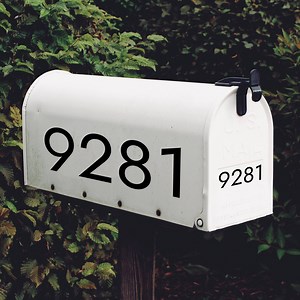 Custom Mailbox Decal / Choose Font, Color, Size / Personalized House Number Address / Customizable Vinyl Lettering - Etsy