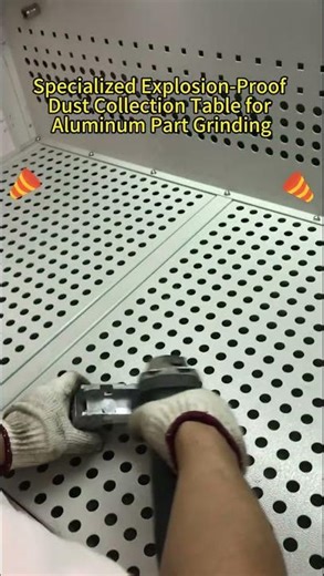 Specialized Explosion-Proof Dust Collection Table for Aluminum Part Grinding
