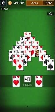 Microsoft Solitaire Collection Pyramid Hard 12.24.2025