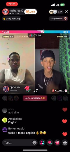 Tsaka Rsa playing TikTok live games | Limpopo Trending
