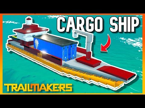 Can We Build Cargo Ships for the HIGH SEAS?! | Trailmakers Multiplayer