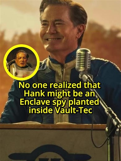 No one realized that Hank might be an Enclave spy planted inside Vault-Tec#usa #foryou #fallout #hank #enclave #vaulttec #us #fyp