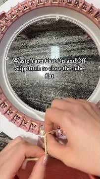 Sentro Knitting Machine Basics - Waste Yarn #sentroknittingmachine