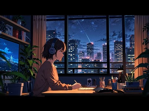 LoFi Study Stream LIVE 🌙Chill Music for Reading & Concentration (study with me)