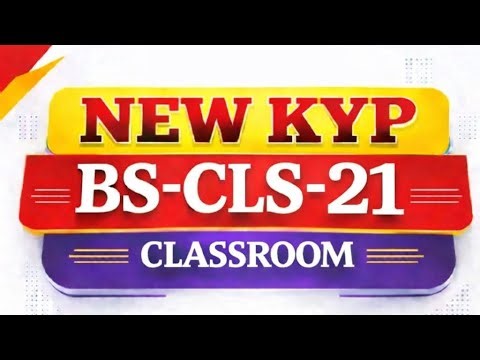 NEW KYP COURSE BS-CLS 21 SESSION CLASS ROOM CLICKER FULL VIDEO