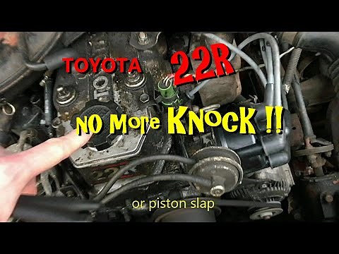 '85 Toyota Engine KNOCK/TAPPING SOUND STOPPED in Seconds -22R