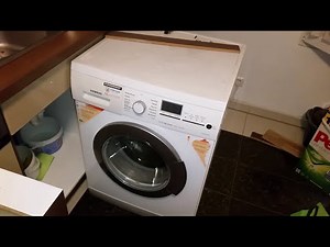 Siemens Waschmaschine Tausch Kohlebürsten - Fehler 21