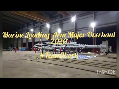 Marine loading arm major overhaul 2020 - Dismantling Activity 12.08.2020