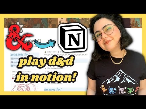 I Made The Cutest D&D Character Sheet | Notion Tour + Template