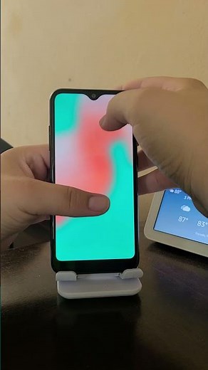 Samsung Galaxy A01 incoming message