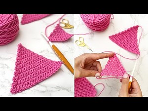 How To Crochet A Triangle