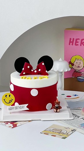 Mickey Mouse Fondant Cake Design for Birthdays