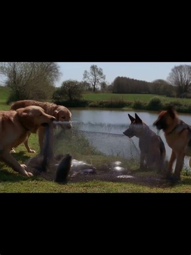 POV: When Farm Dogs Become Fishermen 😂🐶🎣