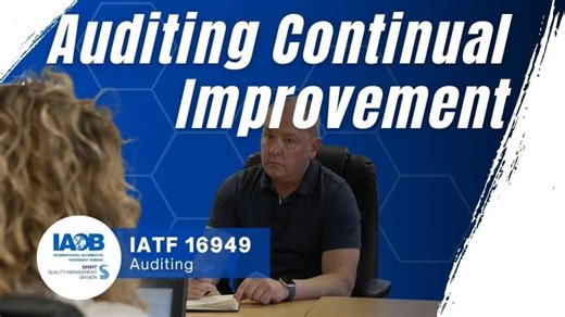 Master Auditing Continual Improvement | International Automotive Oversight Bureau