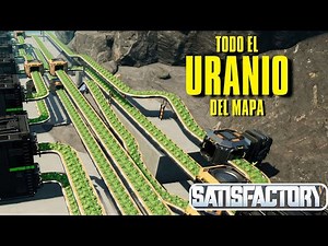 ☢️ I transported ALL the uranium on the map by train (2100/min) | Satisfactory Spanish