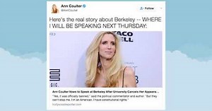 UC Berkeley reverses decision to cancel Ann Coulter visit