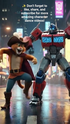 Cat and Transformer #Dance #Transformer #AIAnimation #Shorts #EpicDance #CatDance #shorts #funny
