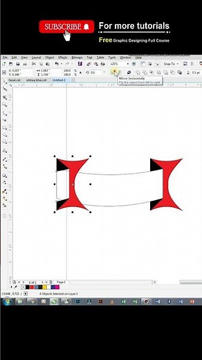Shape tool in coreldraw || coreldraw full course || Coreldraw tricks and tips