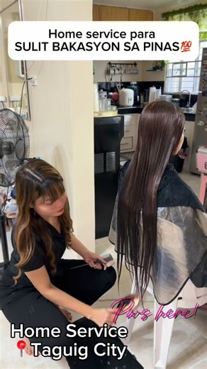 Home Service sa Client ko na tiga ibang bansa!!📍Taguig City nang dahil sa pag Hohome Service TESDA Accredited Trainer and Assessor na ako #freetraining #trainingdimensionalbalayagehomeservice ##trainingbalayage #homesalon haircolorbalayage | PASKO Walking Salon