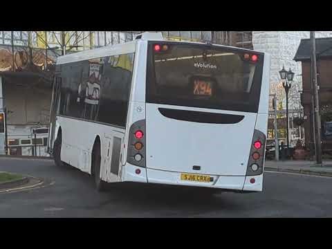 Here is the X94 White bus in Bracknell Friday 19 December 2025