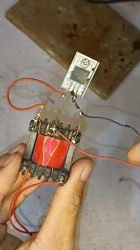 How to Make Simple Inverter using Mosfet z44n. dc to ac converter