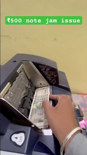 USF 300 3+1 Cash Sorting Machine | ₹500 Note Jam Issue Live Demo #shorts