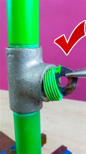 This is how you can unclog a clogged pipe #Amazing #plumber #tricks #easy