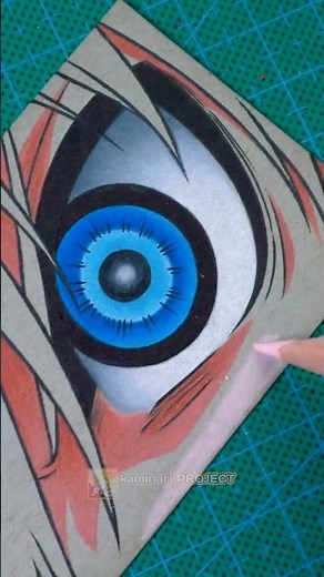 Yoichi Isagi Drawing eyes || BLUELOCK #shorts #bluelock