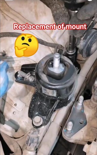 how to replace engine mount. #mount #viraltubetech #automobile