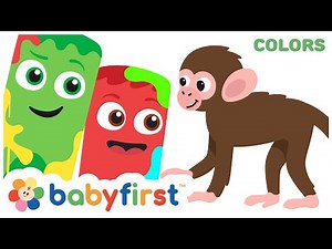 Drawing for Kids | Coloring Pages w Wild Animals | Toddler Learning Video w Color Crew | BabyFirst