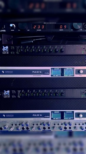 ✨ Huge thanks to Erik from Livaddict Studio for sharing this beautiful setup featuring two Ferrofish Pulse16 units in the 24 dB version alongside two Metric Halo ULN-8 interfaces. A sleek, powerful, and truly professional configuration 🔥 🙏 Thanks again to Erik for sharing this photo with us. 📸 Keep sending us your best studio setups — we’ll be happy to feature them here under #myferrofishsetup 🔗 https://forms.gle/zYeLfLkR2Fb9tHTv9 #Pulse16 #myferrofishsetup #proaudio | FERROFISH