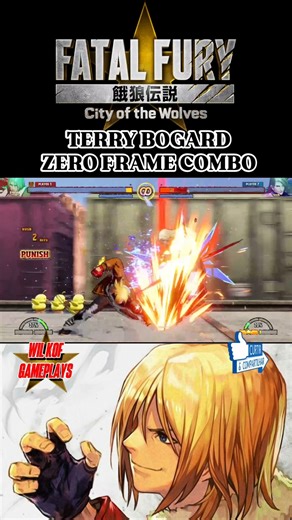 Terry Bogard Zero Frame combo - FATAL FURY COTW