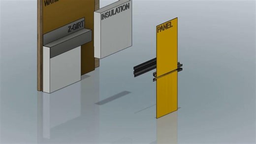 LearnGlazing.com - Course 21, Metal Panels101, Z Girts | LearnGlazing.com