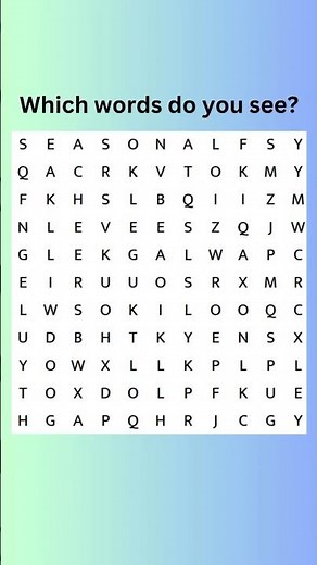 187. Can You Find All The Hidden Words? #quiz #wordpuzzlegame #braingames #wordfinds