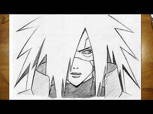 How to Draw Madara Step-by-Step | Anime Drawing | Anime Sketch | Easy to Draw