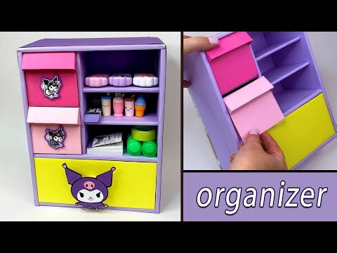 Create your own desktop organizer with drawers