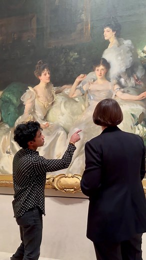 282K views · 650 reactions | The man, the myth, the legend ✨ ⁣ ⁣ This week marks the 167th anniversary of the birth of beloved artist John Singer Sargent. ⁣ ⁣ Celebrate Sargent with another legend-of-his-time @rajivsurendra as he visits The American Wing with Met curator Stephanie Herdrich to explore the work of his favorite painter. #RajivTakesTheMet | The Metropolitan Museum of Art, New York | Facebook