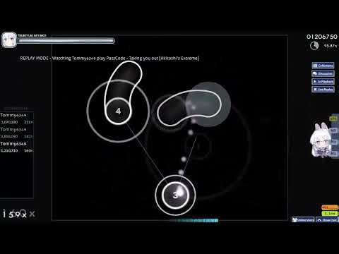 locked in on a 6.76* osu map