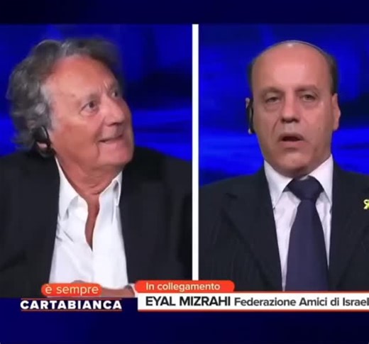 MondoTV24.it on Instagram: "Enzo Iacchetti sbotta a “È sempre Cartabianca” con l’israeliano Eyal Mizrahi: “Str... Ti prendo a pugni”  #enzoiacchetti #èsemprecartabianca #israele #palestina"