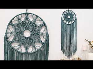 DIY Tutorial l How To Make a unique Macramé Wall Hanging?
