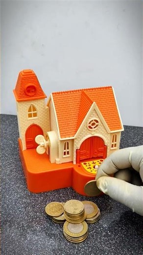"Wow! Magic House Coin Box | Amazing Saving Toy"#viralvideo#funny #shortvideo #fyp
