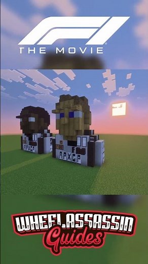 The APX GP Formula 1 team built in Minecraft!! F1 Movie in Minecraft!!