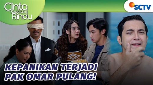 Cinta Sedalam Rindu Episode 199, tayang 15 Januari 2026. Asti pura-pura ngasih kejutan kepada Omar, ia menutup mata Omar dengan sapu tangan dan Asti berusaha mengalihkan suasana agar Omar gak curiga. Asti terus saja melempar tissue sampai Aluna dan Galaxy menoleh ke arahnya dan mereka buru-buru pergi. Saksikan sinetron SCTV Cinta Sedalam Rindu setiap hari pukul 19.55 WIB bersama Esta Pramanita, Immanuel Caesar Hito, Dannia Salsabila, dan Farhan Rasyid. Klik https://www.vidio.com/watch/9183887-ep